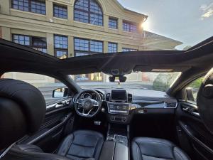 White Mercedes-Benz gle-450 2015 in Vilnius, with an engine capacity of 3.00 L and mileage of 153 thousand km for 30000 €, photo 9 on AUTOMOTO.COM.LV