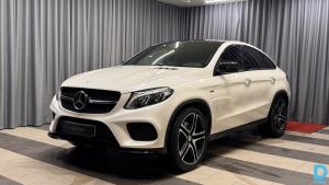 White Mercedes-Benz gle-450 2016 in Marupe, with an engine capacity of 3.00 L and mileage of 240 thousand km for 29990 €, photo  on AUTOMOTO.COM.LV
