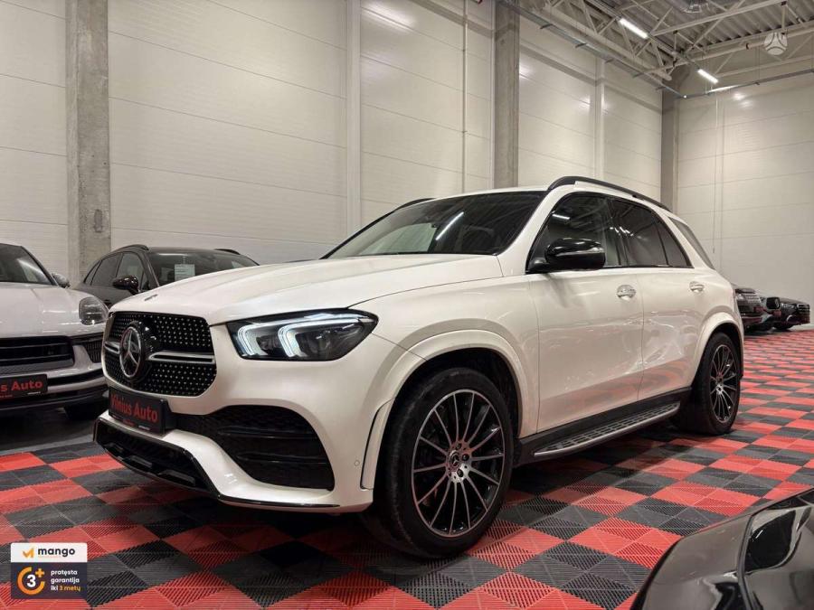 Белый Мерседес GLE 450 2020 в Вильнюс, объемом двигателя 3.00 л и пробегом 102 тыс. км за 49999 €, фото 1 на AUTOMOTO.COM.LV