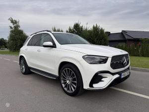 White Mercedes-Benz gle-450 2024 in Palanga, with an engine capacity of 3.00 L and mileage of 29 thousand km for 76000 €, photo  on AUTOMOTO.COM.LV
