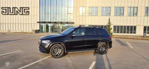 Black Mercedes-Benz GLE 53 AMG 2020 in Vilnius, with an engine capacity of 3.00 L and mileage of 82 thousand km for 52999 €, photo  on AUTOMOTO.COM.LV
