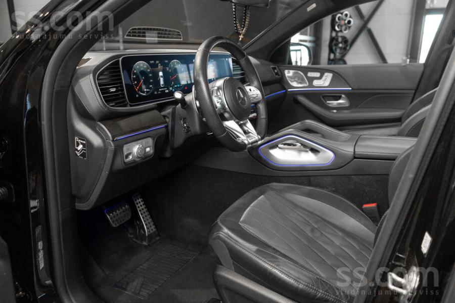 Черный Мерседес GLE 53 AMG 2020 в Рига, объемом двигателя 3.00 л и пробегом 38 тыс. км за 72000 €, фото 10 на AUTOMOTO.COM.LV