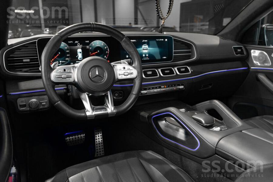 Черный Мерседес GLE 53 AMG 2020 в Рига, объемом двигателя 3.00 л и пробегом 38 тыс. км за 72000 €, фото 11 на AUTOMOTO.COM.LV