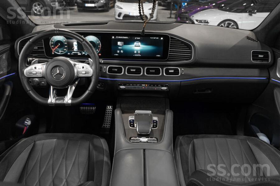 Черный Мерседес GLE 53 AMG 2020 в Рига, объемом двигателя 3.00 л и пробегом 38 тыс. км за 72000 €, фото 12 на AUTOMOTO.COM.LV