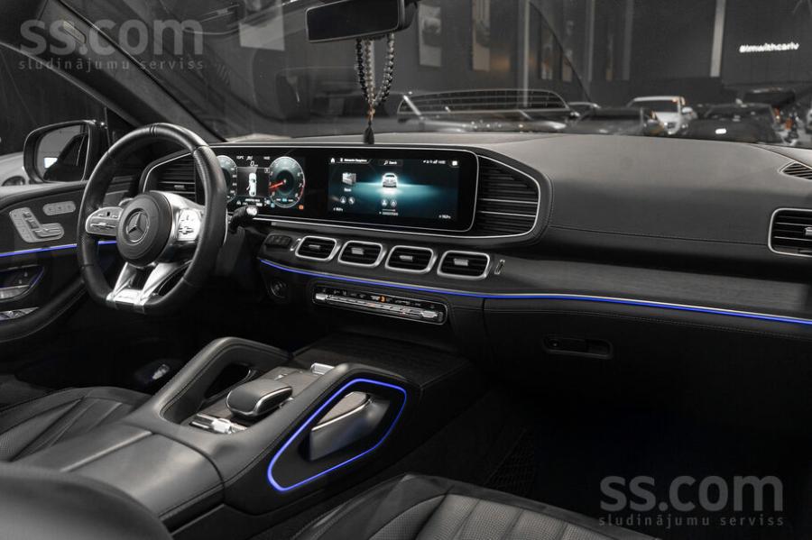 Черный Мерседес GLE 53 AMG 2020 в Рига, объемом двигателя 3.00 л и пробегом 38 тыс. км за 72000 €, фото 13 на AUTOMOTO.COM.LV