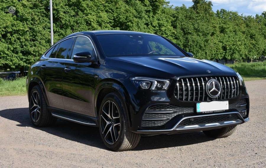 Melns Mercedes-Benz GLE 53 AMG 2020 Viļņa, ar dzinēja tilpumu 3.00 L un nobraukumu 50 tūkst. km par 70000 €, foto 1 vietnē AUTOMOTO.COM.LV