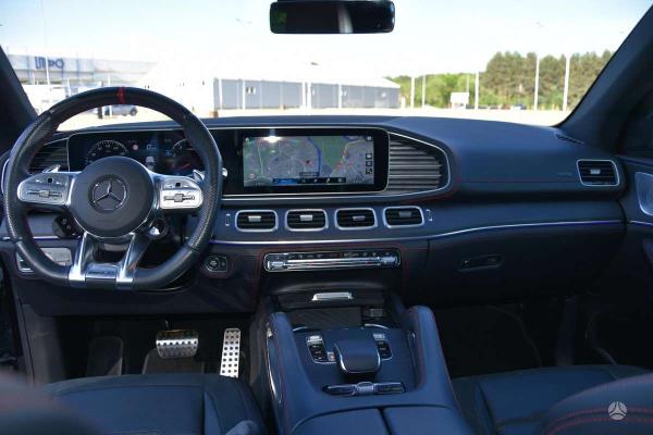 Melns Mercedes-Benz GLE 53 AMG 2020 Viļņa, ar dzinēja tilpumu 3.00 L un nobraukumu 50 tūkst. km par 70000 €, foto 10 vietnē AUTOMOTO.COM.LV