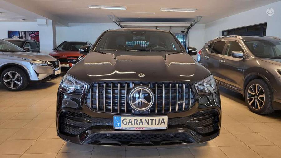 Black Mercedes-Benz GLE 53 AMG 2021 in Siauliai, with an engine capacity of 3.00 L and mileage of 86 thousand km for 75000 €, photo 2 on AUTOMOTO.COM.LV