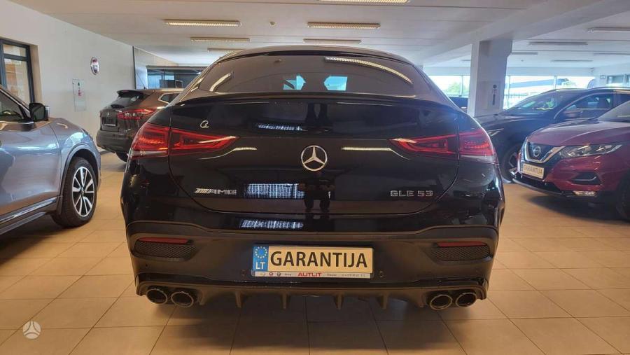 Black Mercedes-Benz GLE 53 AMG 2021 in Siauliai, with an engine capacity of 3.00 L and mileage of 86 thousand km for 75000 €, photo 5 on AUTOMOTO.COM.LV