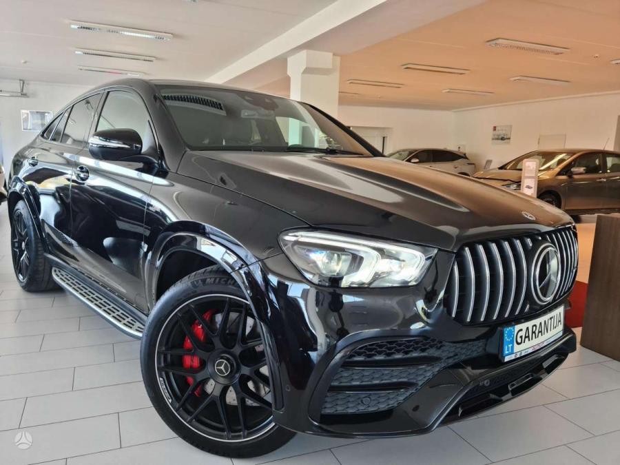Melns Mercedes-Benz GLE 53 AMG 2021 Šauļi, ar dzinēja tilpumu 3.00 L un nobraukumu 86 tūkst. km par 74000 €, foto 1 vietnē AUTOMOTO.COM.LV