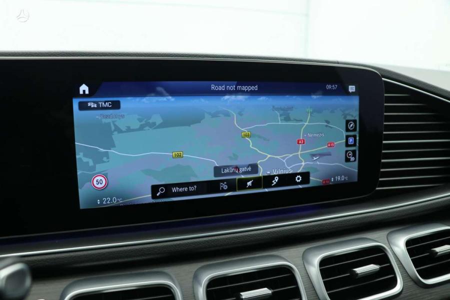 Черный Мерседес GLE 53 AMG 2021 в Вильнюс, объемом двигателя 3.00 л и пробегом 133 тыс. км за 66990 €, фото 23 на AUTOMOTO.COM.LV