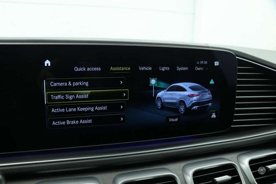 Черный Мерседес GLE 53 AMG 2021 в Вильнюс, объемом двигателя 3.00 л и пробегом 133 тыс. км за 66990 €, фото 27 на AUTOMOTO.COM.LV