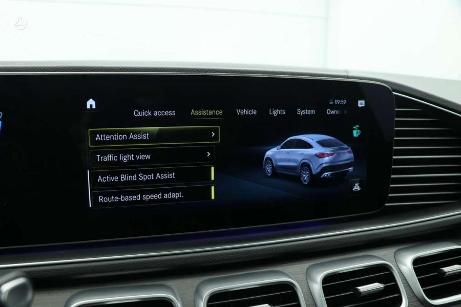 Черный Мерседес GLE 53 AMG 2021 в Вильнюс, объемом двигателя 3.00 л и пробегом 133 тыс. км за 66990 €, фото 28 на AUTOMOTO.COM.LV