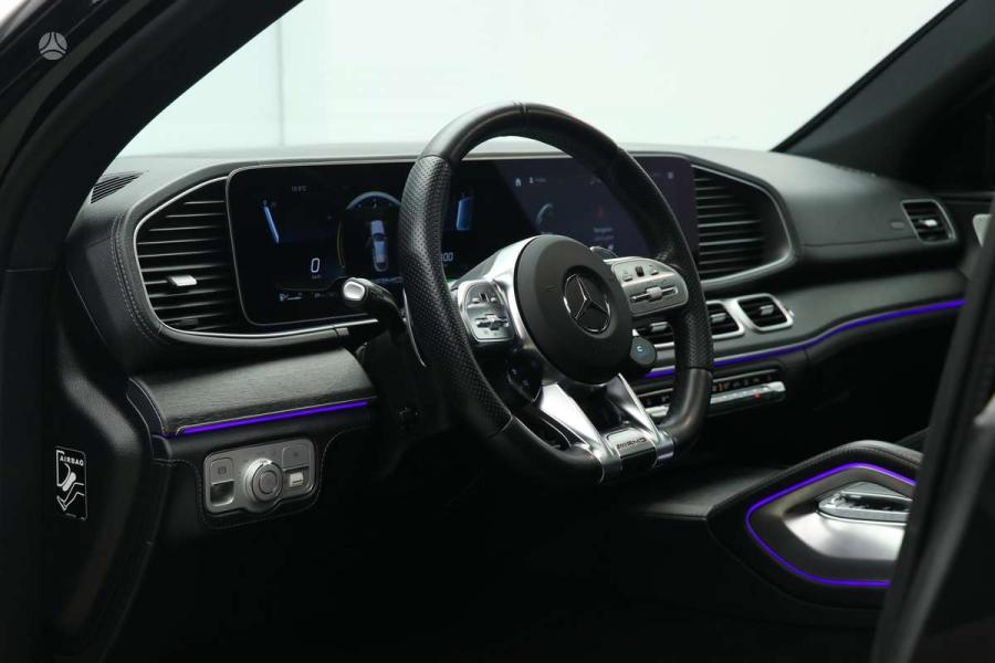 Черный Мерседес GLE 53 AMG 2021 в Вильнюс, объемом двигателя 3.00 л и пробегом 133 тыс. км за 66990 €, фото 18 на AUTOMOTO.COM.LV