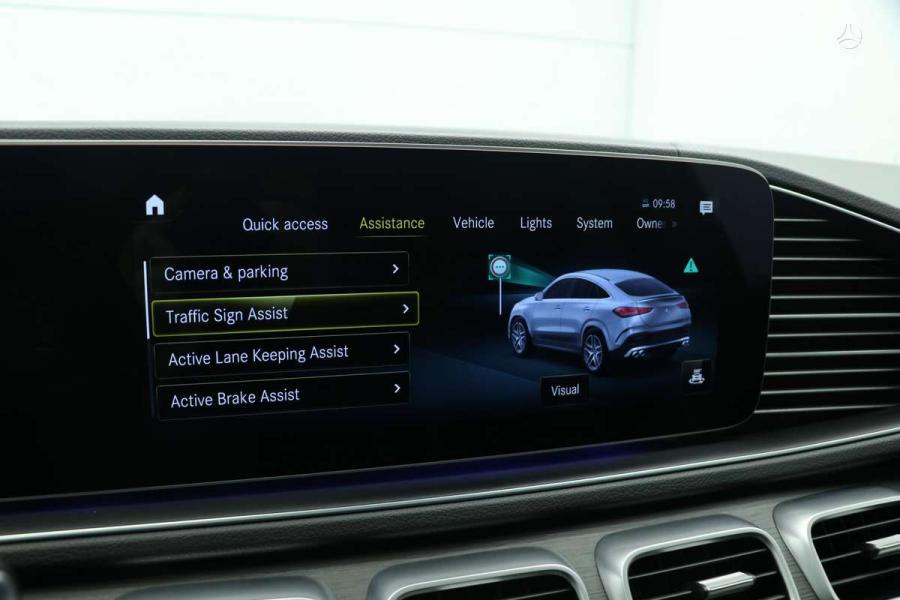 Черный Мерседес GLE 53 AMG 2021 в Вильнюс, объемом двигателя 3.00 л и пробегом 133 тыс. км за 66990 €, фото 31 на AUTOMOTO.COM.LV