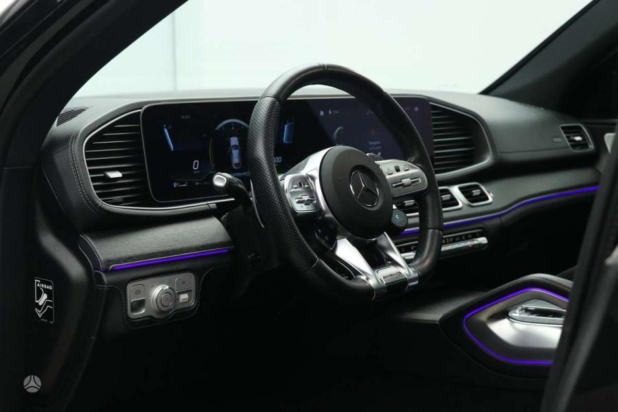 Melns Mercedes-Benz GLE 53 AMG 2021 Viļņa, ar dzinēja tilpumu 3.00 L un nobraukumu 133 tūkst. km par 64990 €, foto 18 vietnē AUTOMOTO.COM.LV