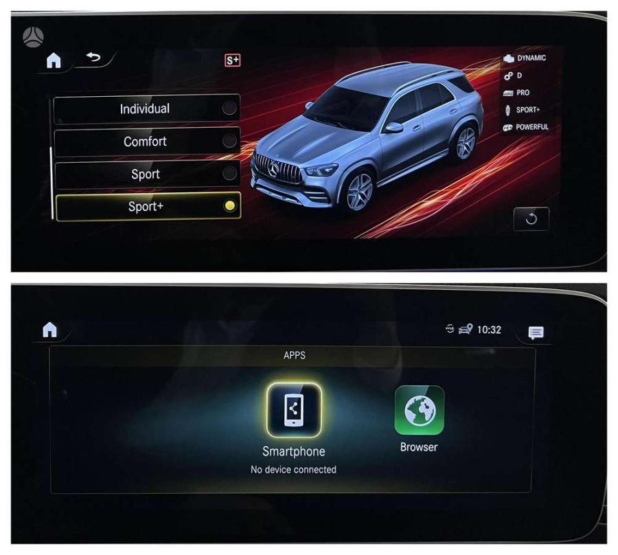 Black Mercedes-Benz GLE 53 AMG 2022 in Kaunas, with an engine capacity of 3.00 L and mileage of 126 thousand km for 67900 €, photo 15 on AUTOMOTO.COM.LV