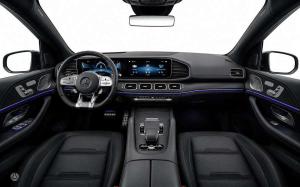 Black Mercedes-Benz GLE 53 AMG 2022 in Kaunas, with an engine capacity of 3.00 L and mileage of 126 thousand km for 67500 €, photo 6 on AUTOMOTO.COM.LV