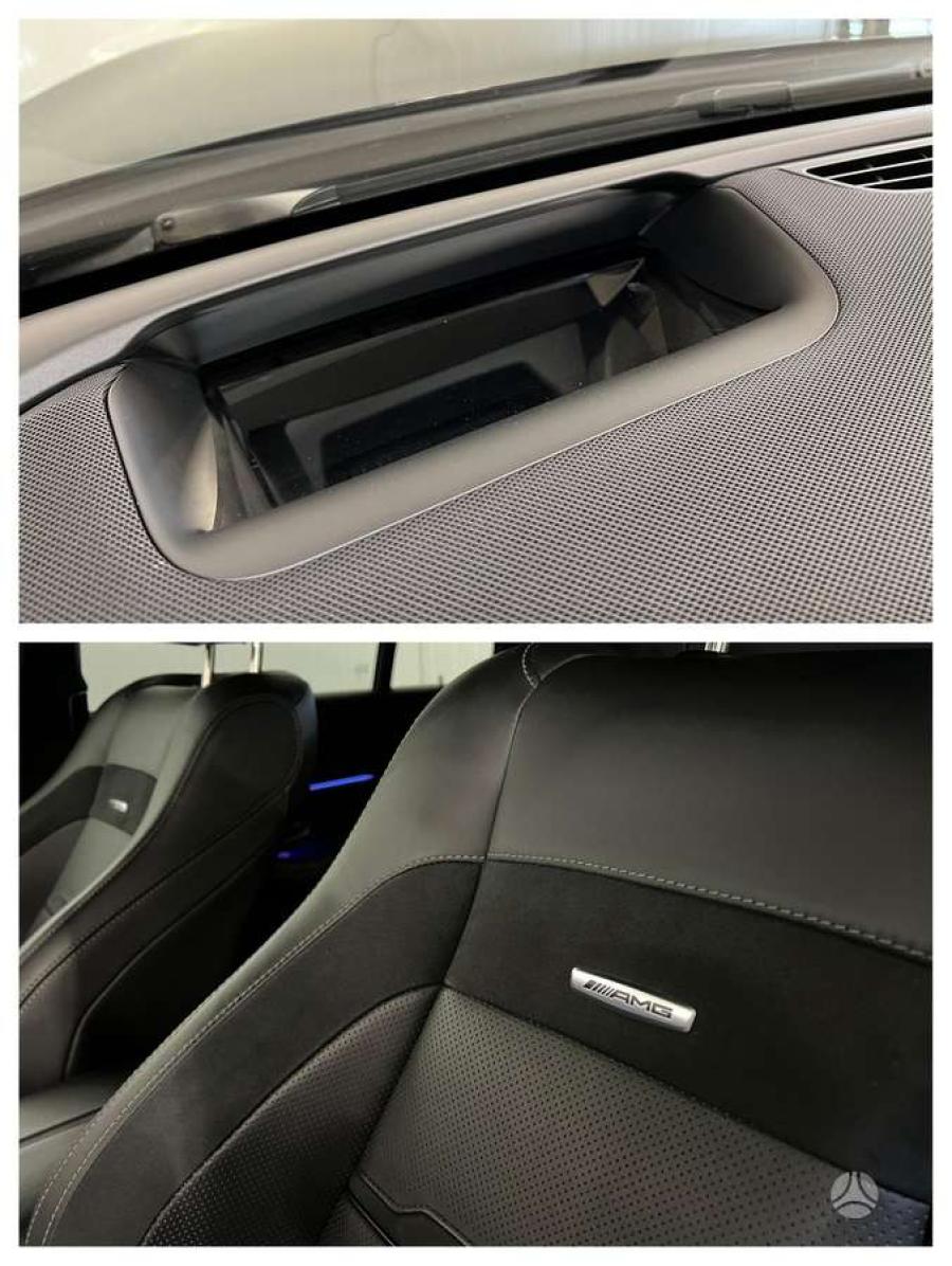 Black Mercedes-Benz GLE 53 AMG 2022 in Kaunas, with an engine capacity of 3.00 L and mileage of 126 thousand km for 67500 €, photo 19 on AUTOMOTO.COM.LV