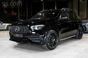Melns Mercedes-Benz GLE 53 AMG 2023 Rīga, ar dzinēja tilpumu 3.00 L un nobraukumu 37 tūkst. km par 85000 €, foto  vietnē AUTOMOTO.COM.LV