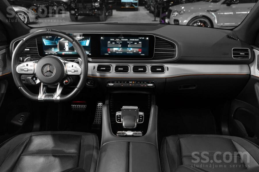 Melns Mercedes-Benz GLE 53 AMG 2023 Rīga, ar dzinēja tilpumu 3.00 L un nobraukumu 37 tūkst. km par 85000 €, foto 12 vietnē AUTOMOTO.COM.LV