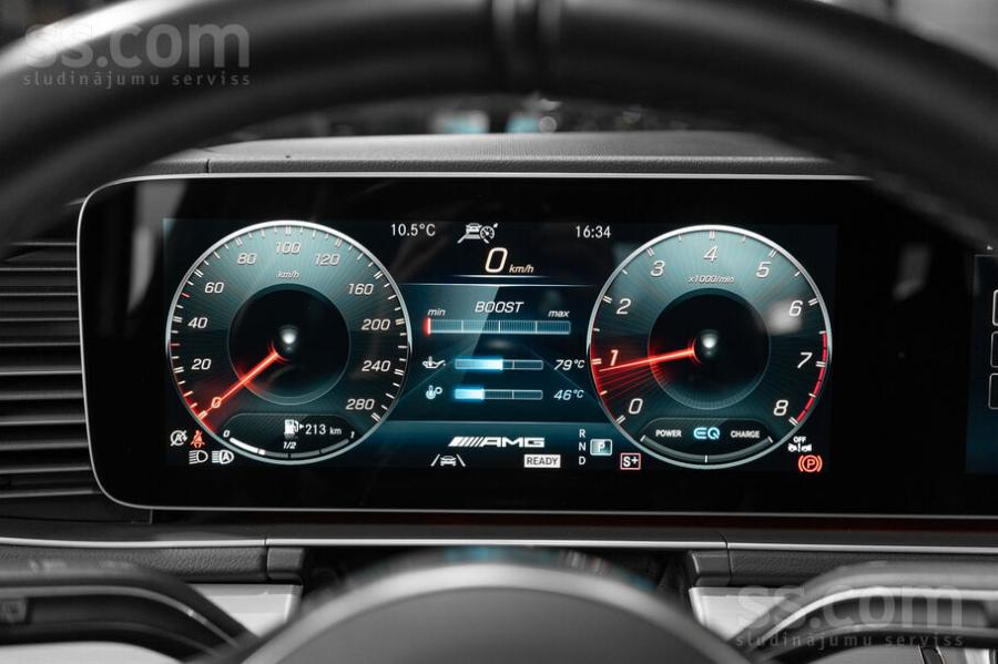 Melns Mercedes-Benz GLE 53 AMG 2023 Rīga, ar dzinēja tilpumu 3.00 L un nobraukumu 37 tūkst. km par 85000 €, foto 22 vietnē AUTOMOTO.COM.LV