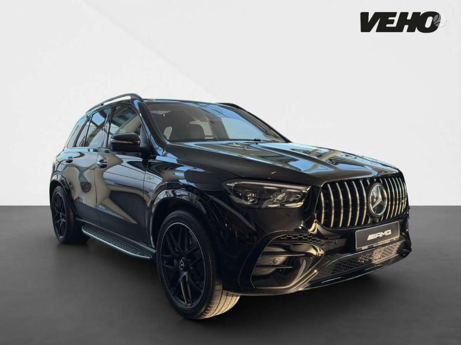 Black Mercedes-Benz GLE 53 AMG 2025 in Vilnius, with an engine capacity of 3.00 L and mileage of 10 thousand km for 132792 €, photo 6 on AUTOMOTO.COM.LV
