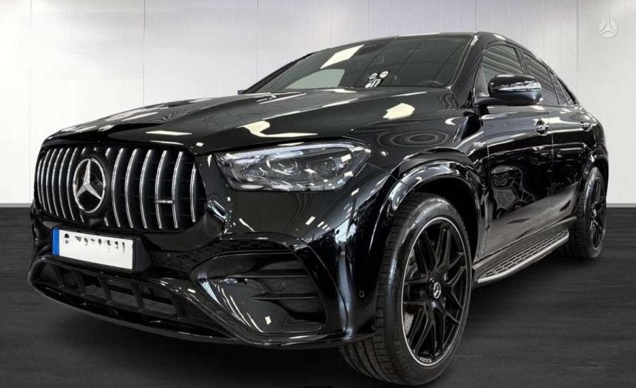 Черный Мерседес GLE 53 AMG 2025 в Вильнюс, объемом двигателя 3.00 л и пробегом 13 тыс. км за 120000 €, фото 1 на AUTOMOTO.COM.LV