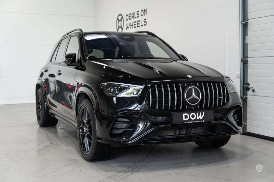 Черный Мерседес GLE 53 AMG 2025 в Вильнюс, объемом двигателя 3.00 л и пробегом 11 тыс. км за 115000 €, фото 1 на AUTOMOTO.COM.LV