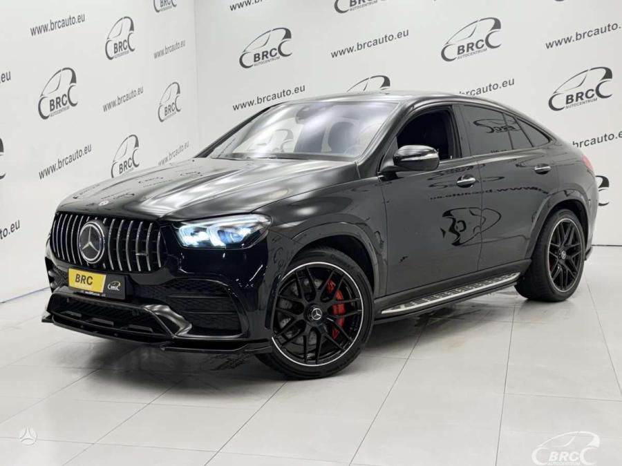 Black Mercedes-Benz GLE 53 AMG 2020 in Vilnius, with an engine capacity of 3.00 L and mileage of 154 thousand km for 54000 €, photo 1 on AUTOMOTO.COM.LV