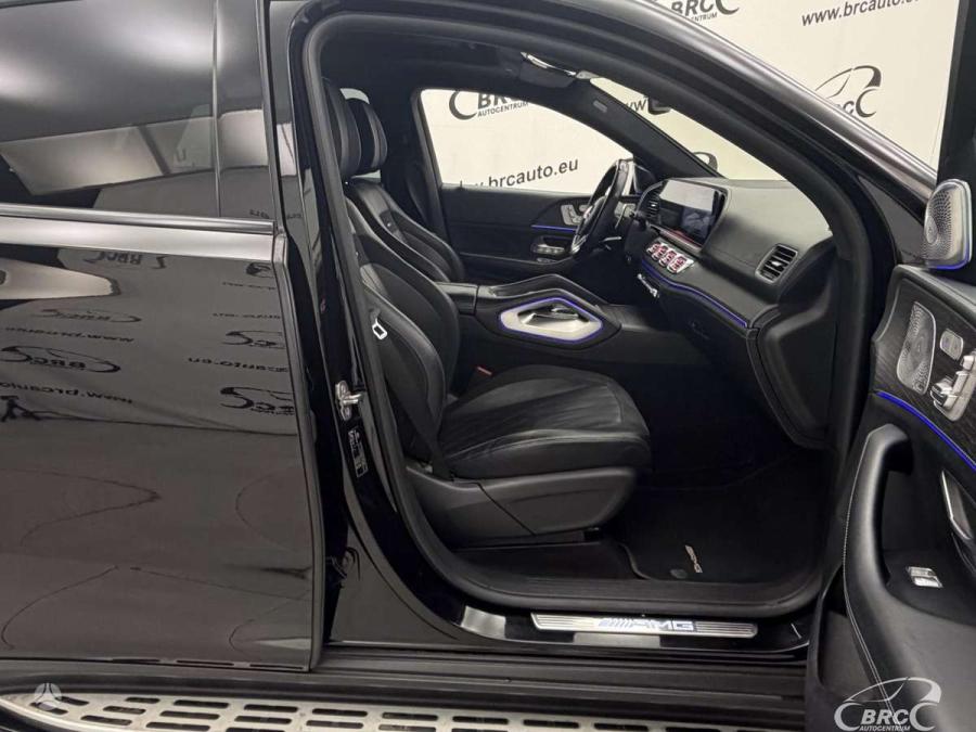 Black Mercedes-Benz GLE 53 AMG 2020 in Vilnius, with an engine capacity of 3.00 L and mileage of 154 thousand km for 54000 €, photo 6 on AUTOMOTO.COM.LV