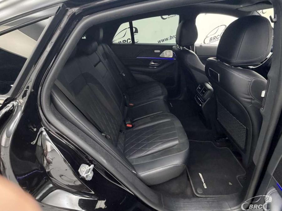 Black Mercedes-Benz GLE 53 AMG 2020 in Vilnius, with an engine capacity of 3.00 L and mileage of 154 thousand km for 54000 €, photo 14 on AUTOMOTO.COM.LV