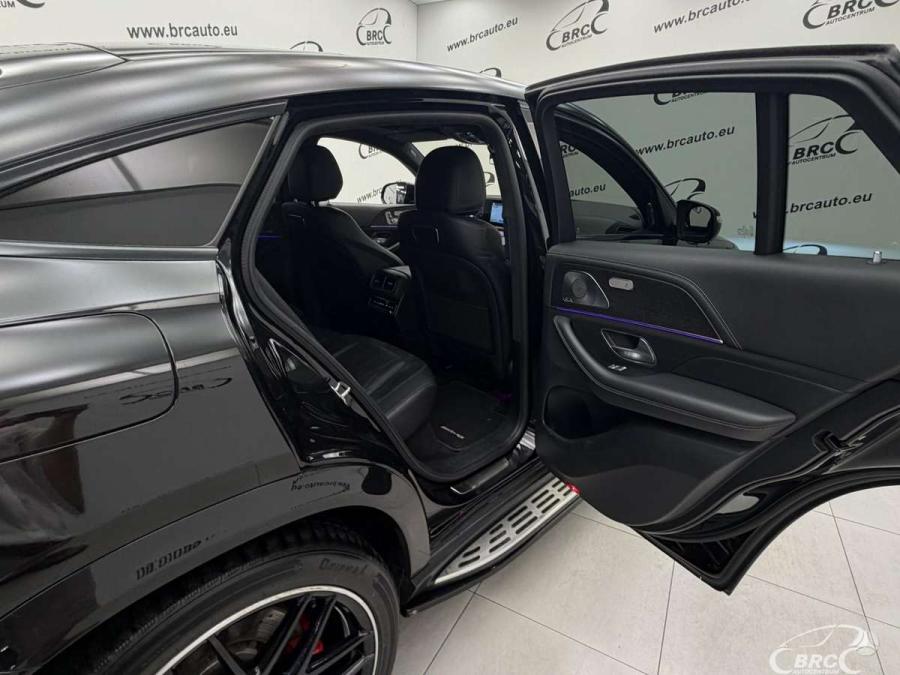 Black Mercedes-Benz GLE 53 AMG 2020 in Vilnius, with an engine capacity of 3.00 L and mileage of 154 thousand km for 54000 €, photo 16 on AUTOMOTO.COM.LV