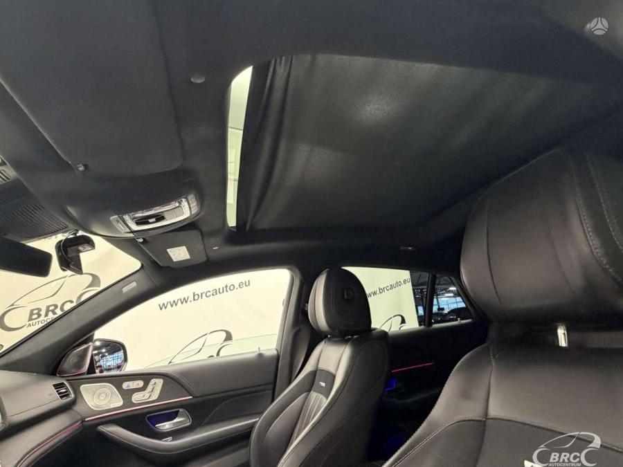 Black Mercedes-Benz GLE 53 AMG 2020 in Vilnius, with an engine capacity of 3.00 L and mileage of 154 thousand km for 54000 €, photo 32 on AUTOMOTO.COM.LV