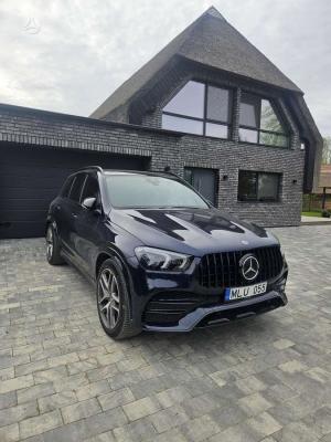 Синий Мерседес GLE 53 AMG 2020 в Ионава, объемом двигателя 3.00 л и пробегом 88 тыс. км за 58100 €, фото  на AUTOMOTO.COM.LV