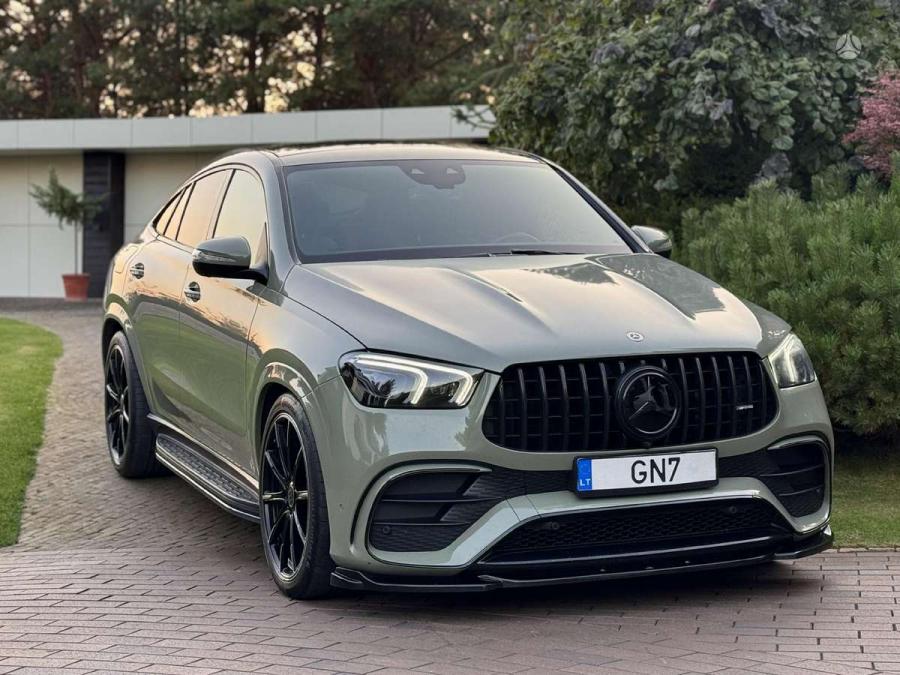 Green Mercedes-Benz GLE 53 AMG 2021 in Moletai, with an engine capacity of 3.00 L and mileage of 127 thousand km for 70000 €, photo 2 on AUTOMOTO.COM.LV