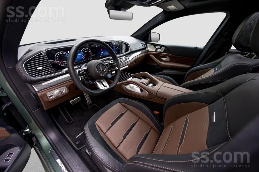 Zaļš Mercedes-Benz GLE 53 AMG 2026 Rīga, ar dzinēja tilpumu 3.00 L un nobraukumu 7 tūkst. km par 123990 €, foto 6 vietnē AUTOMOTO.COM.LV