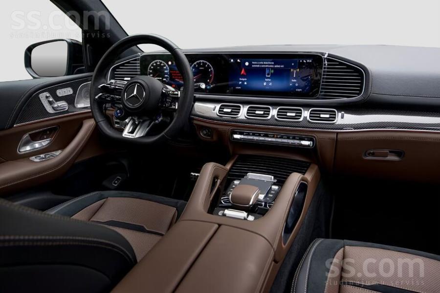 Zaļš Mercedes-Benz GLE 53 AMG 2026 Rīga, ar dzinēja tilpumu 3.00 L un nobraukumu 7 tūkst. km par 123990 €, foto 8 vietnē AUTOMOTO.COM.LV