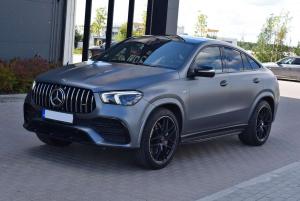 Pelēks Mercedes-Benz GLE 53 AMG 2020 Viļņa, ar dzinēja tilpumu 3.00 L un nobraukumu 46 tūkst. km par 68000 €, foto  vietnē AUTOMOTO.COM.LV