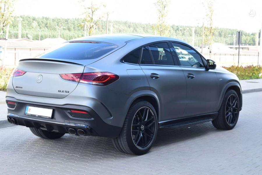 Pelēks Mercedes-Benz GLE 53 AMG 2020 Viļņa, ar dzinēja tilpumu 3.00 L un nobraukumu 46 tūkst. km par 68000 €, foto 5 vietnē AUTOMOTO.COM.LV