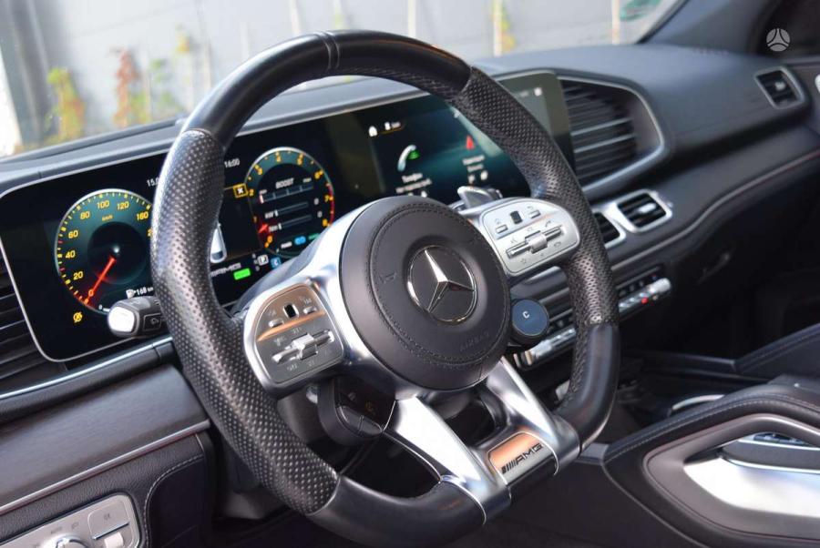 Pelēks Mercedes-Benz GLE 53 AMG 2020 Viļņa, ar dzinēja tilpumu 3.00 L un nobraukumu 46 tūkst. km par 68000 €, foto 18 vietnē AUTOMOTO.COM.LV