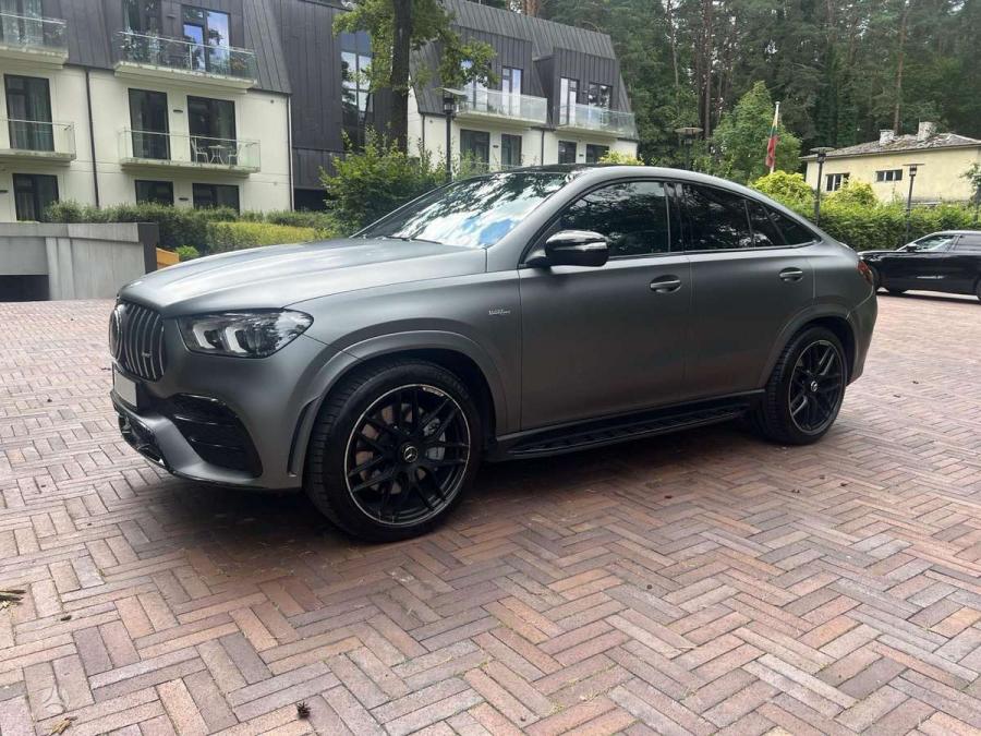 Grey Mercedes-Benz GLE 53 AMG 2020 in Vilnius, with an engine capacity of 3.00 L and mileage of 105 thousand km for 68000 €, photo 6 on AUTOMOTO.COM.LV