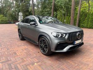 Grey Mercedes-Benz GLE 53 AMG 2020 in Vilnius, with an engine capacity of 3.00 L and mileage of 105 thousand km for 68000 €, photo 9 on AUTOMOTO.COM.LV