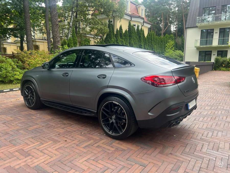 Grey Mercedes-Benz GLE 53 AMG 2020 in Vilnius, with an engine capacity of 3.00 L and mileage of 105 thousand km for 68000 €, photo 10 on AUTOMOTO.COM.LV