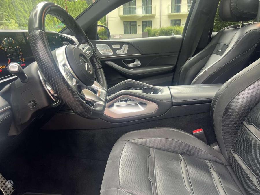Grey Mercedes-Benz GLE 53 AMG 2020 in Vilnius, with an engine capacity of 3.00 L and mileage of 105 thousand km for 68000 €, photo 16 on AUTOMOTO.COM.LV