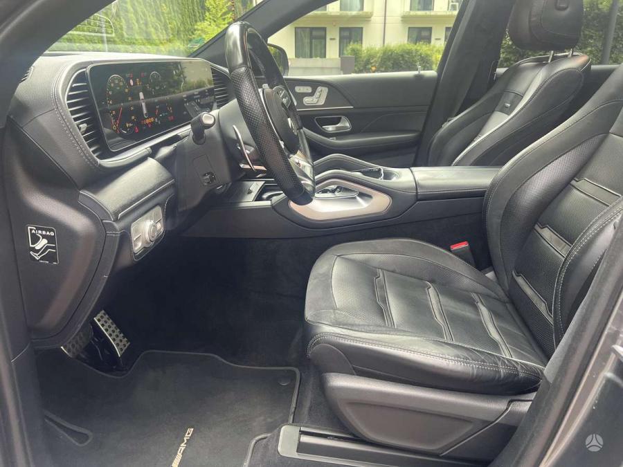 Grey Mercedes-Benz GLE 53 AMG 2020 in Vilnius, with an engine capacity of 3.00 L and mileage of 105 thousand km for 68000 €, photo 17 on AUTOMOTO.COM.LV