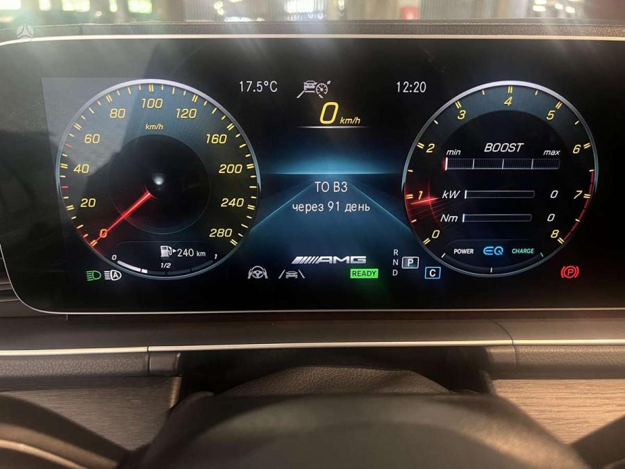 Grey Mercedes-Benz GLE 53 AMG 2020 in Vilnius, with an engine capacity of 3.00 L and mileage of 105 thousand km for 68000 €, photo 36 on AUTOMOTO.COM.LV