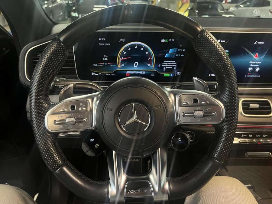 Grey Mercedes-Benz GLE 53 AMG 2020 in Vilnius, with an engine capacity of 3.00 L and mileage of 105 thousand km for 68000 €, photo 45 on AUTOMOTO.COM.LV
