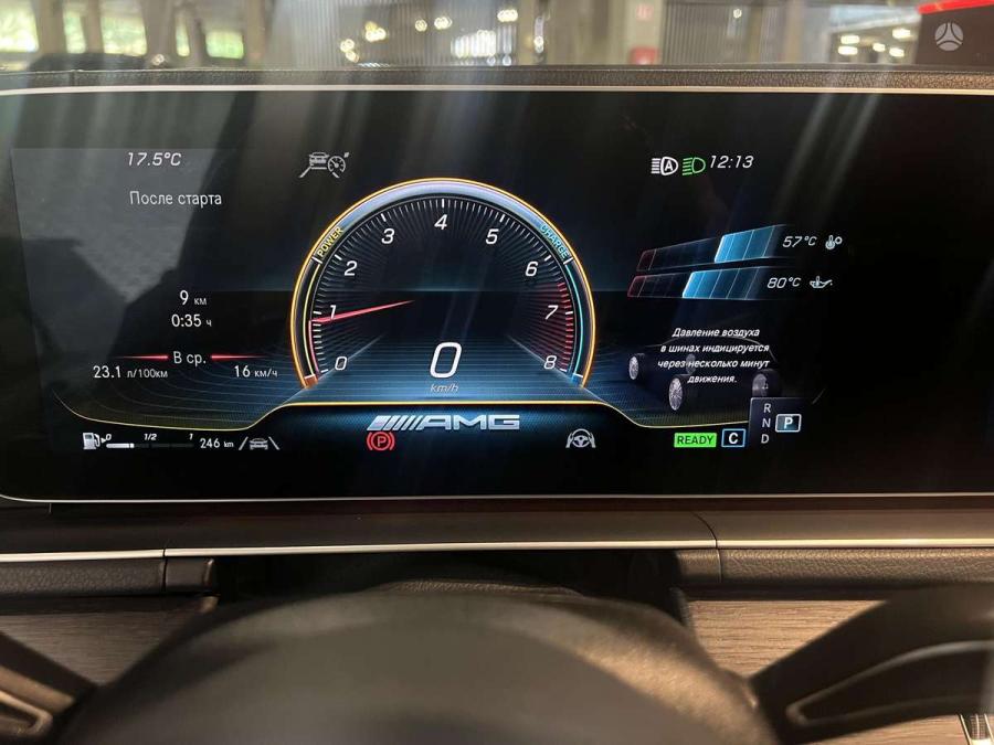 Grey Mercedes-Benz GLE 53 AMG 2020 in Vilnius, with an engine capacity of 3.00 L and mileage of 105 thousand km for 68000 €, photo 46 on AUTOMOTO.COM.LV