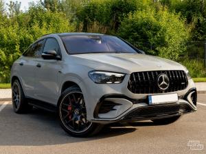 Grey Mercedes-Benz GLE 53 AMG 2024 in Vilnius, with an engine capacity of 3.00 L and mileage of 25 thousand km for 82500 €, photo  on AUTOMOTO.COM.LV